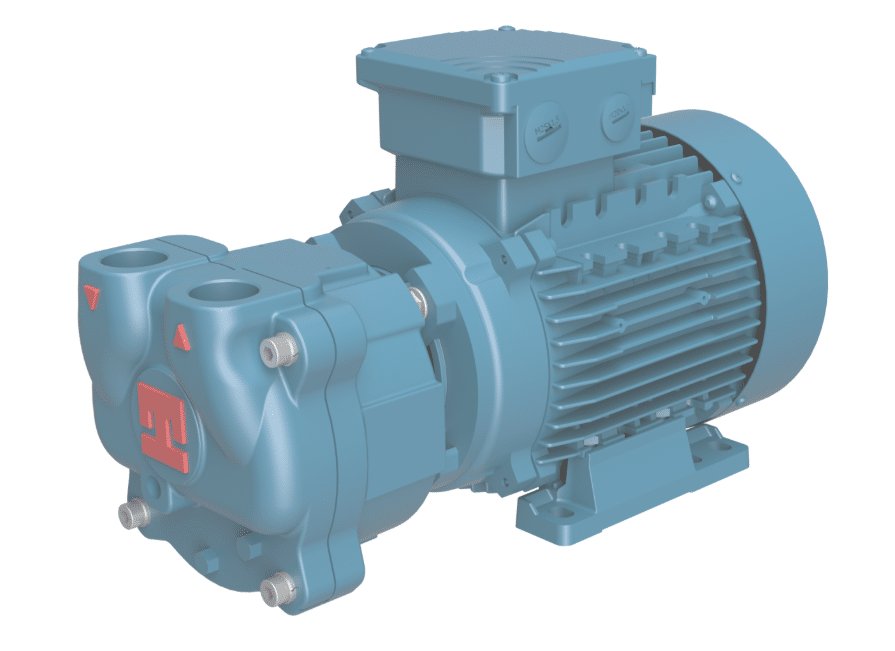 Travaini Pumps TRMX257/1-C/RX Single Stage Liquid Ring Vacuum Pump - AES Group, Inc.