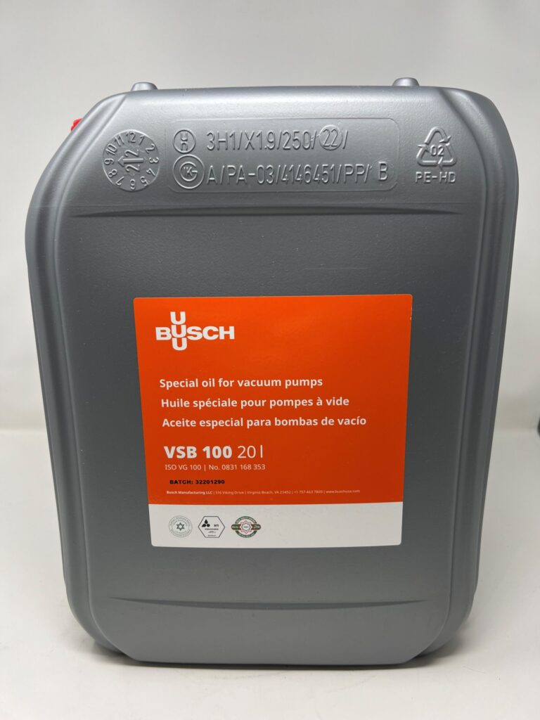 Busch VSB 100 Oil - 20 Liters (P/N 0831168353) - AES Group, Inc.